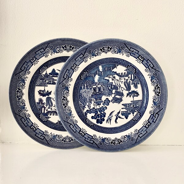 Willow Pattern Plate - Etsy