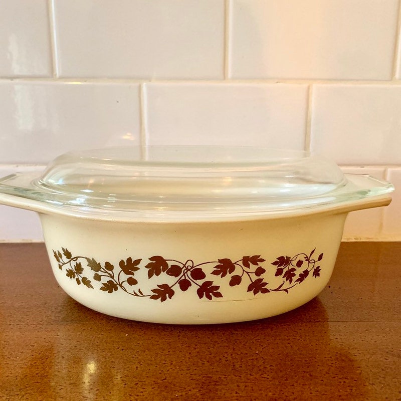 Pyrex Golden Leaf - Etsy