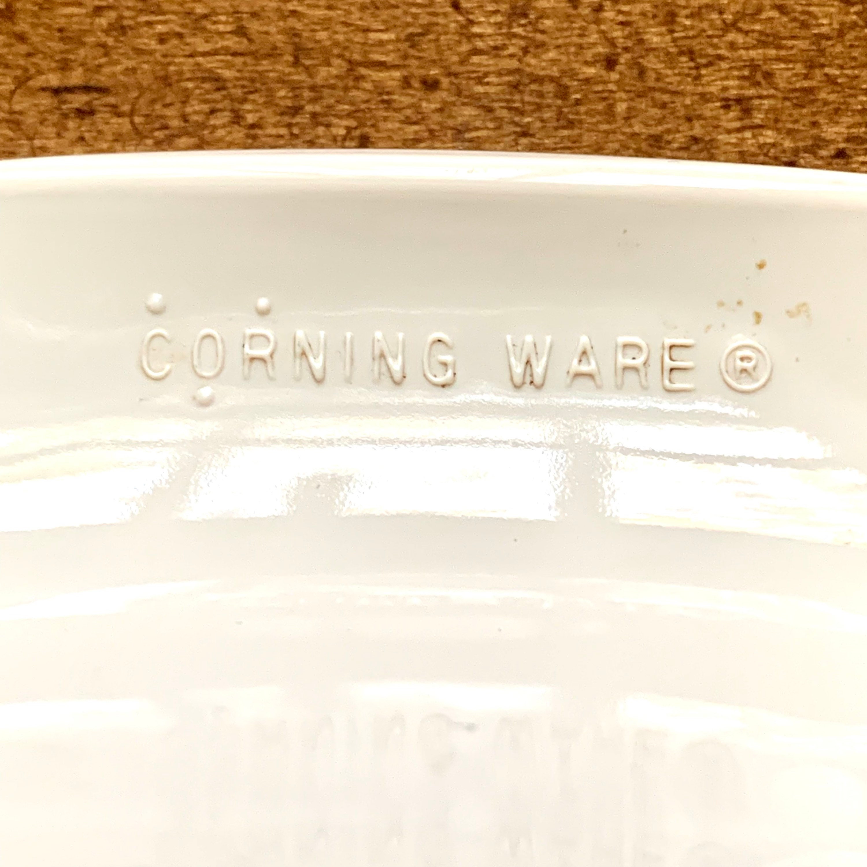 Symphony Corning Ware Casserole Dish Blue Pink Green Floral Motif With ...