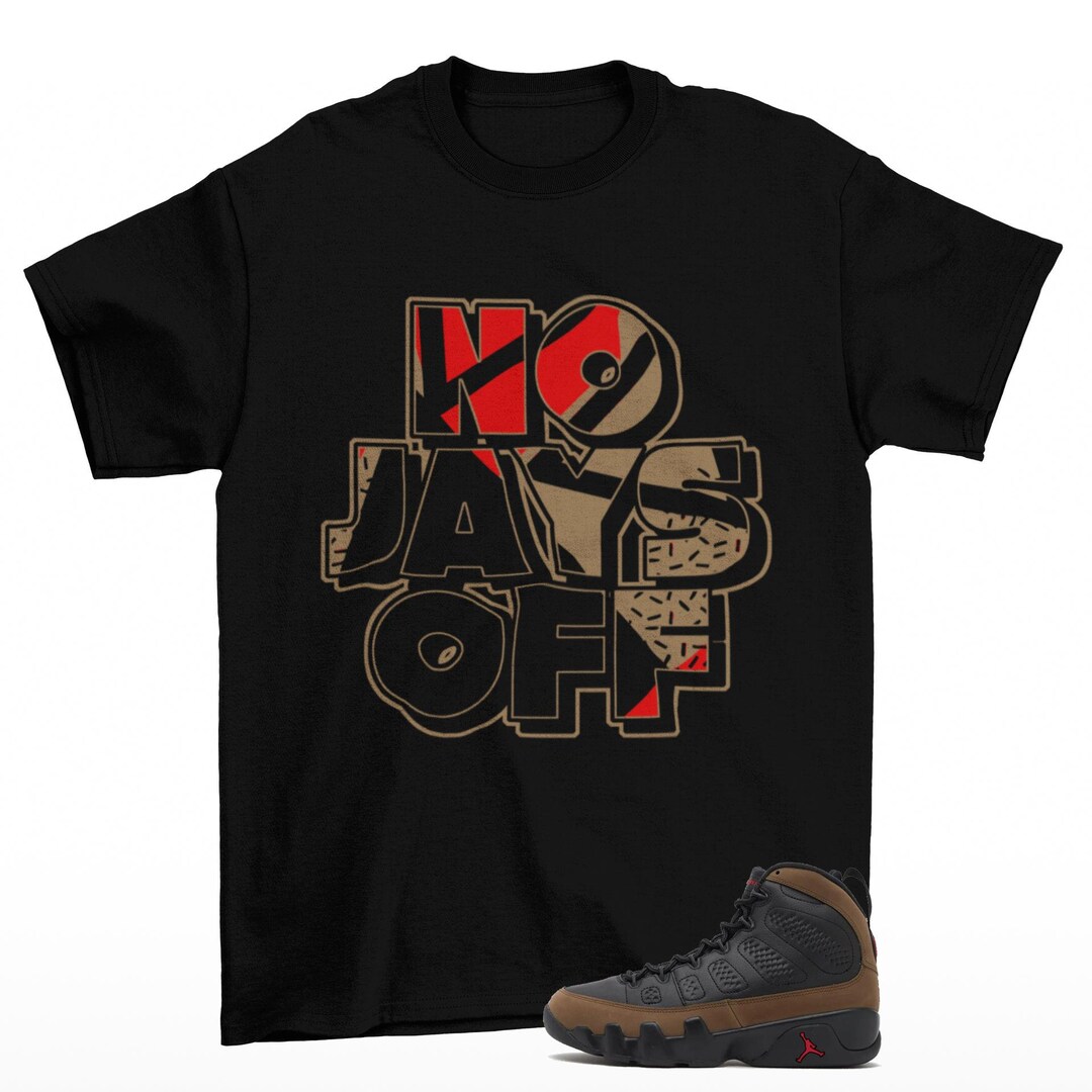 Jay All Day Sneaker Shirt Black to Match Jordan 9 Retro Olive - Etsy