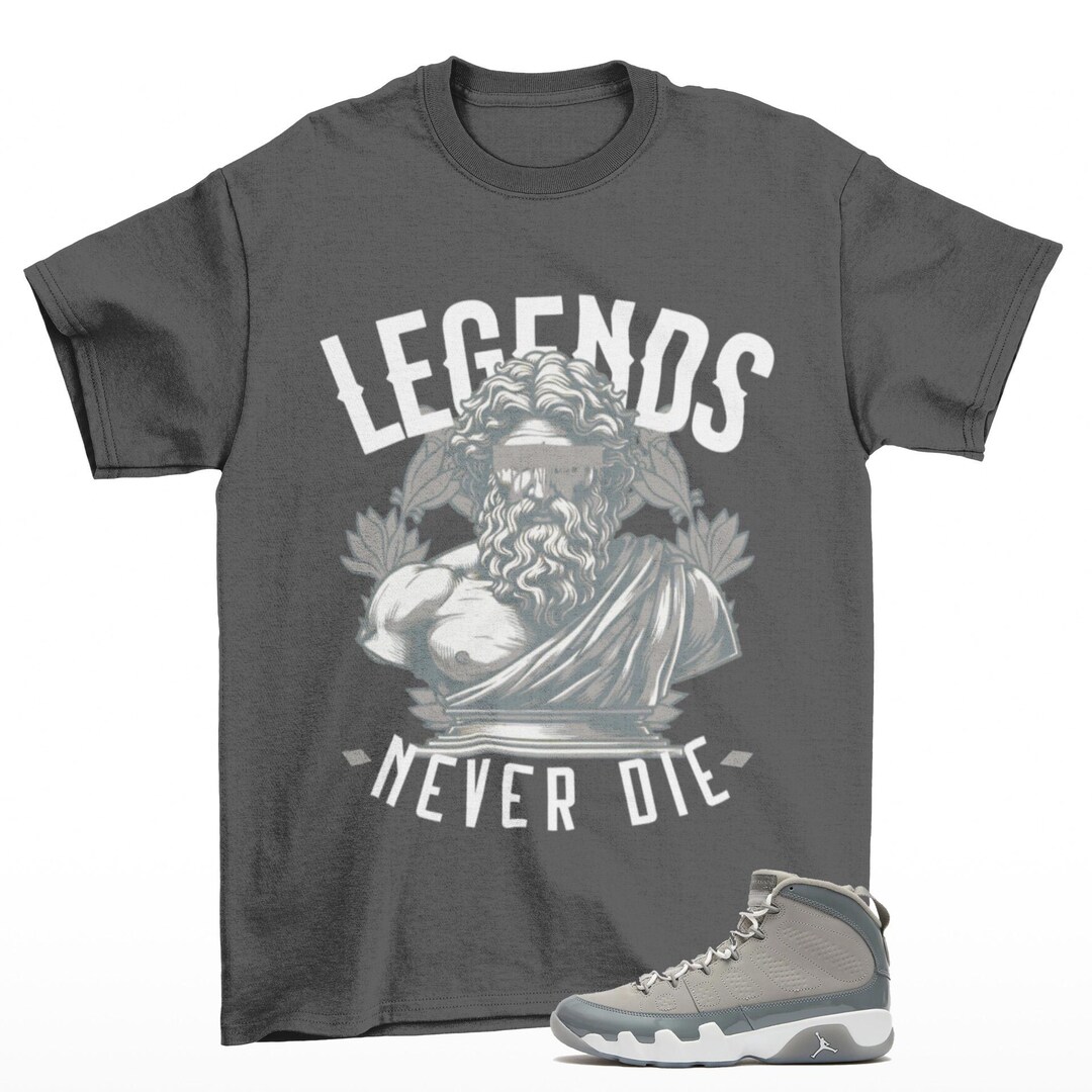 Legendary Sneaker Shirt to Match Jordan 9 Cool Grey - Etsy