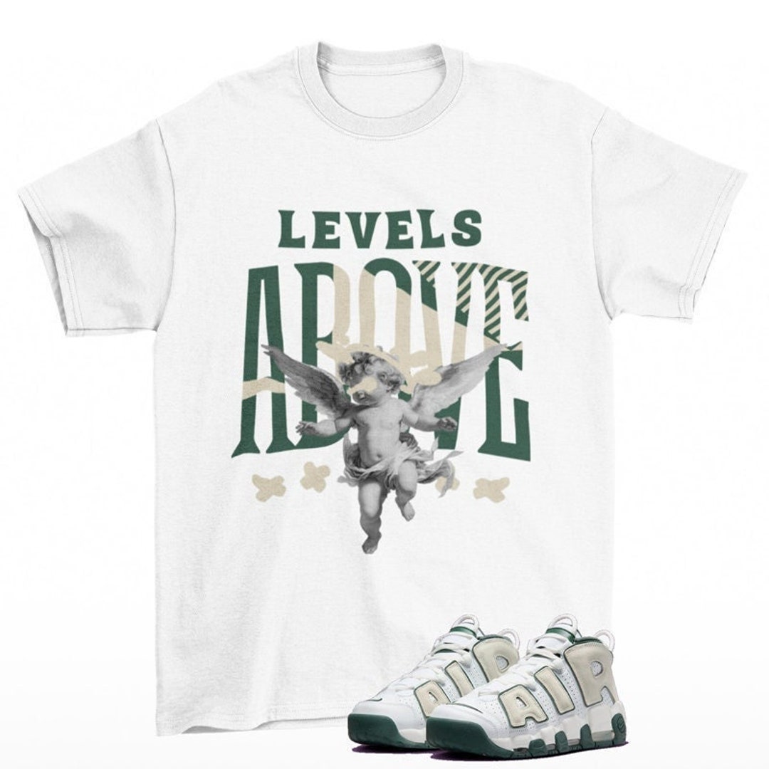 Levels Sneaker Shirt to Match Air More Uptempo Vintage Green - Etsy