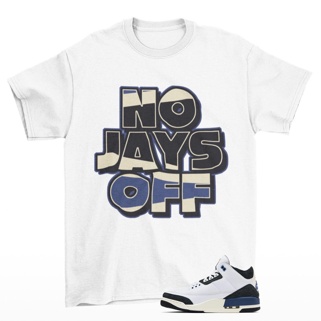 Jay All Day Sneaker Shirt to Match Maniere Jordan 3 Diffused Blue - Etsy