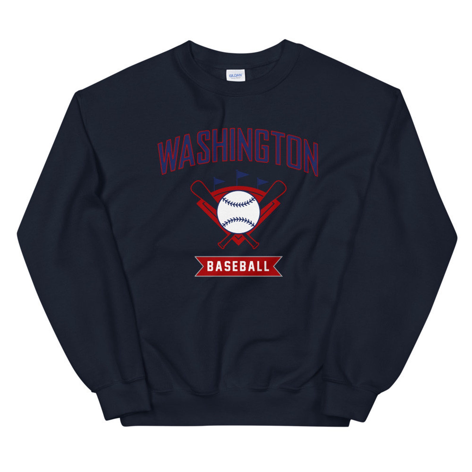 Washington Baseball Unisex Sweatshirt - Etsy