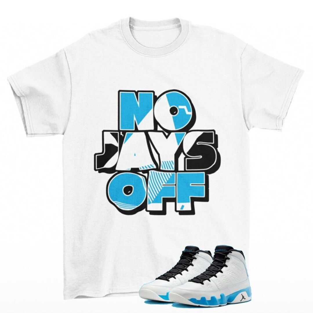 Jay All Day Sneaker Shirt to Match Jordan 9 Powder Blue - Etsy