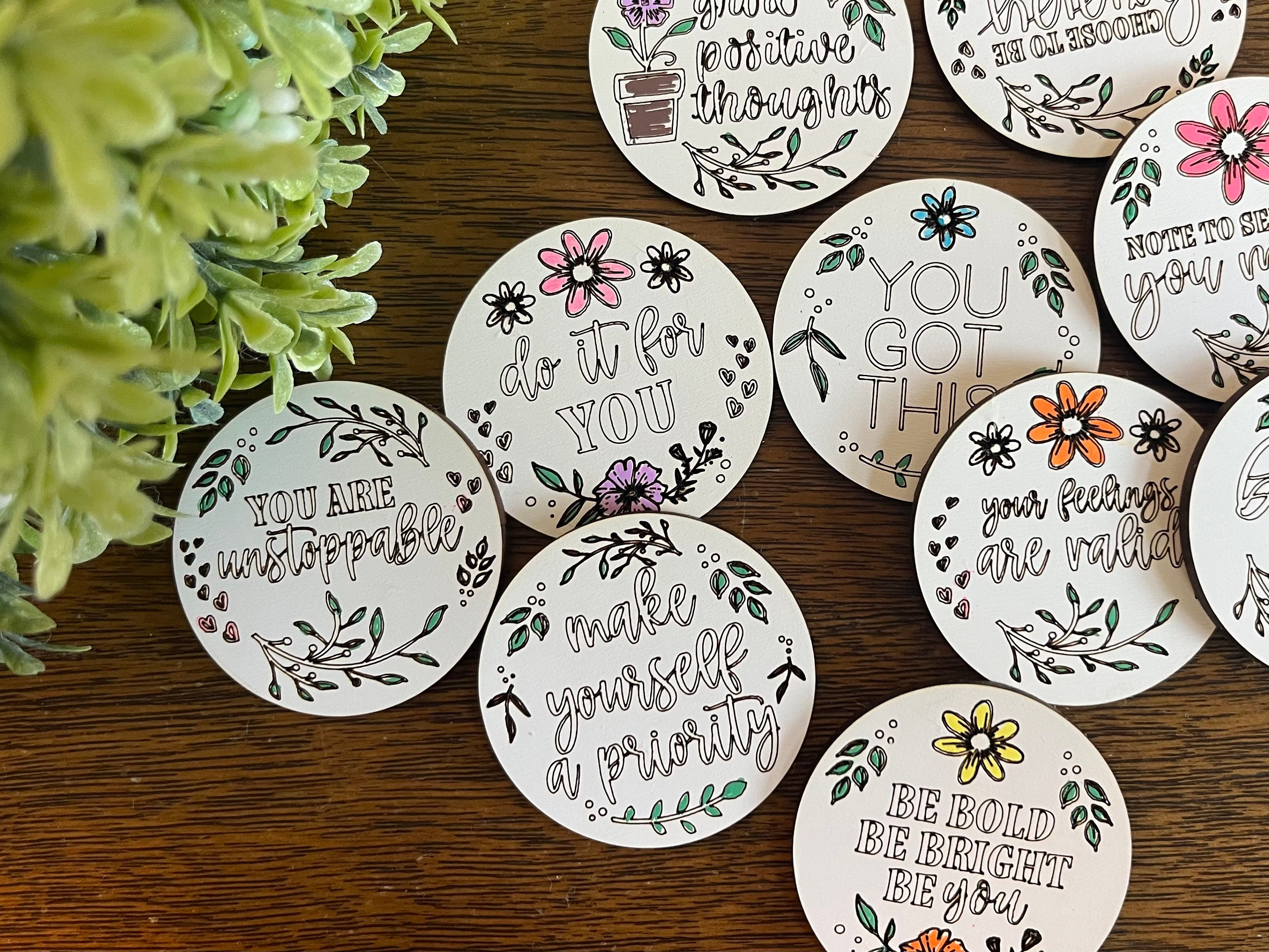Pocket Tokens, Pocket Hugs, Affirmation, Inspiring - Etsy