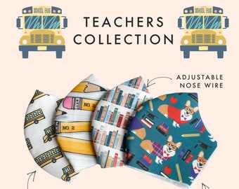 Teacher Face Mask | Etsy