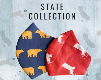 California Face Mask - Etsy