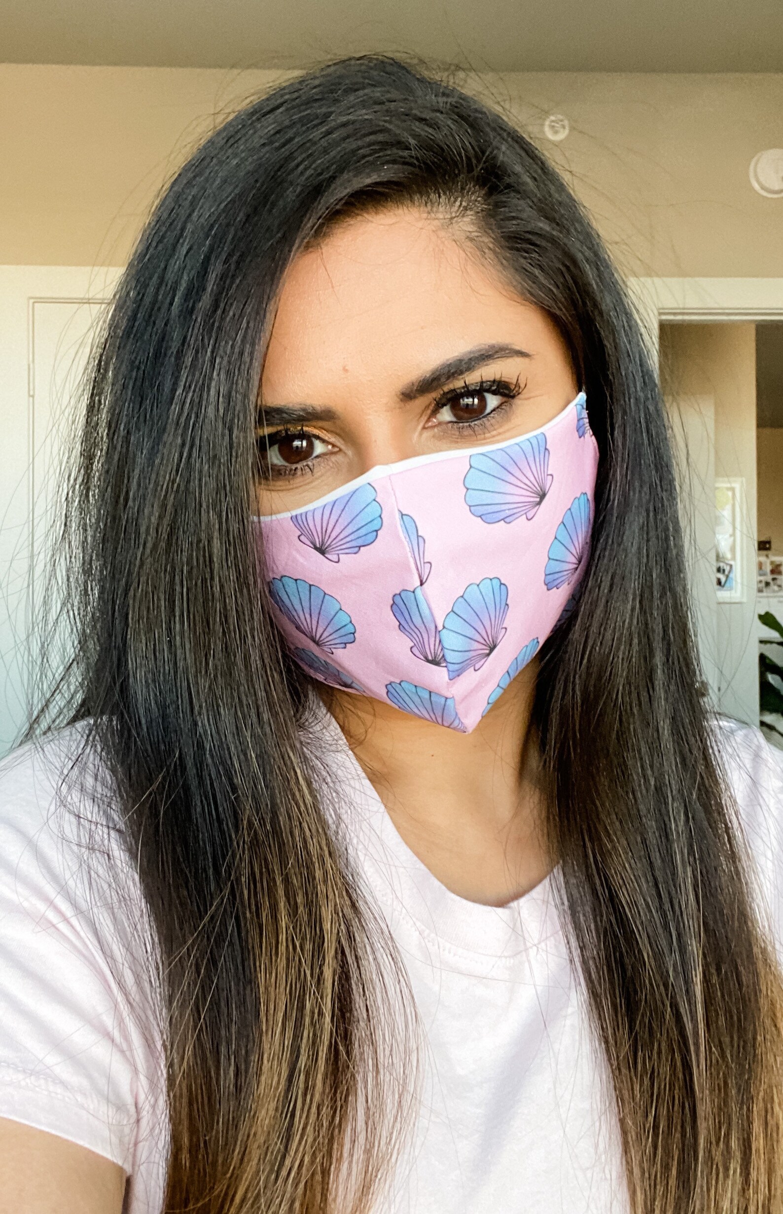 Summertime Smiles Collection Face Mask With Nose Wire Filter - Etsy