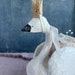 Papier-mache Swan With a Pink Pincushion - Etsy