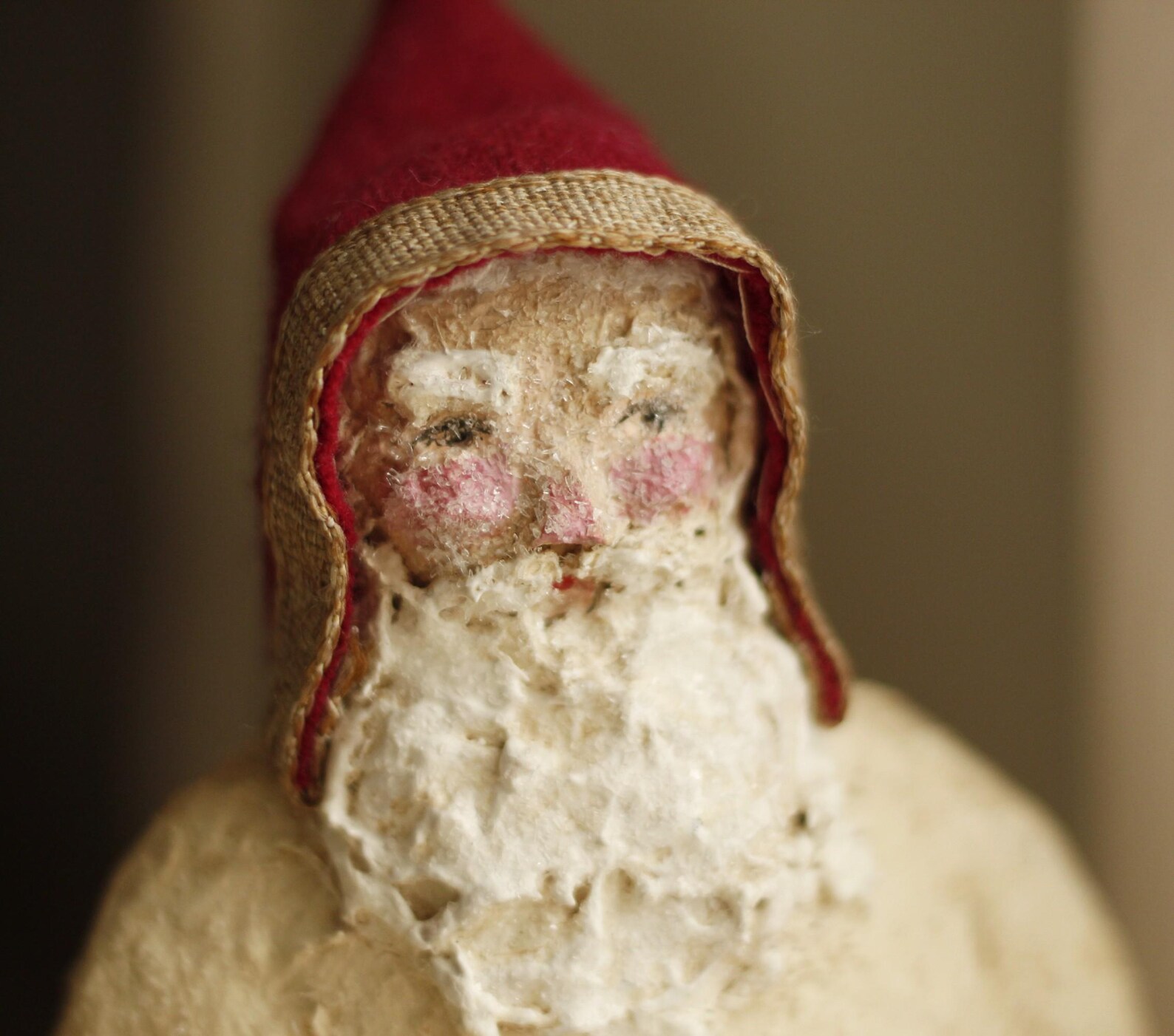 Papier-mache Father Christmas- Old World Santa Claus Decor - Etsy