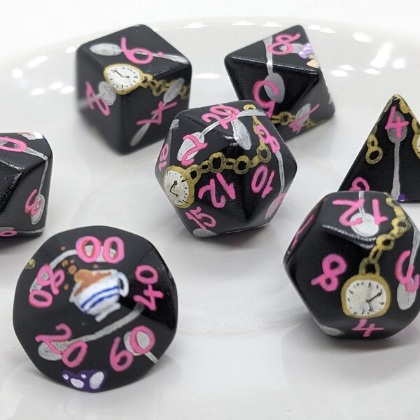 Alice in Wonderland Dice Set - Etsy