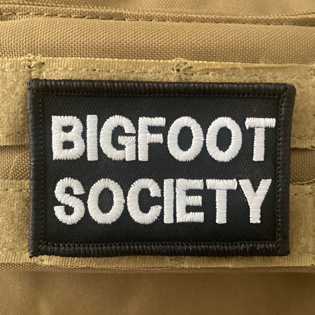 Bigfoot Society Morale Patch Velcro - Etsy