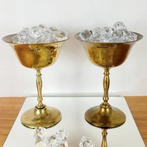 Brass Goblets - Etsy