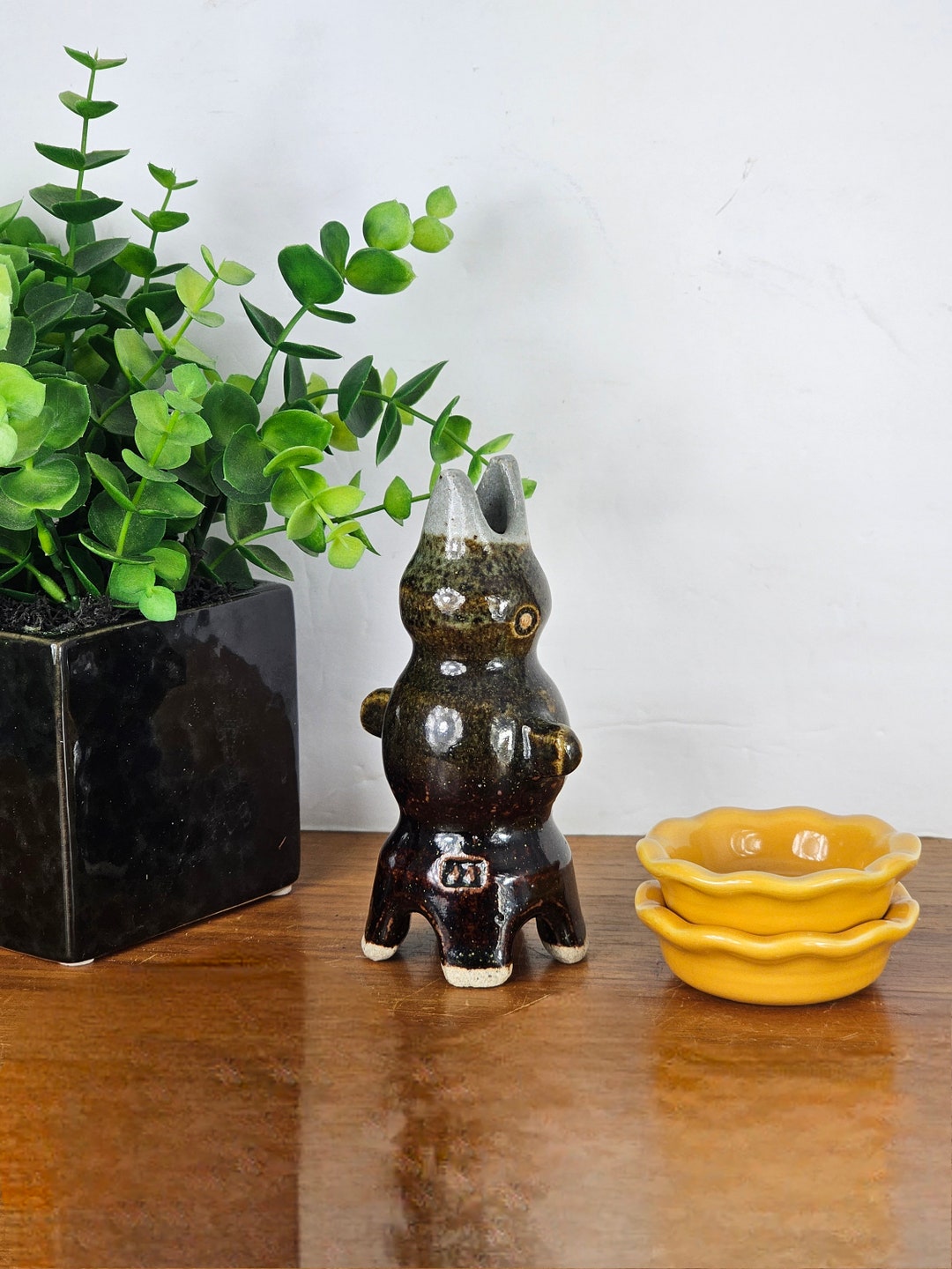 Studio Ceramic Pie Bird Pie Vent Sculptural Pie Vent Hand Thrown Artist ...