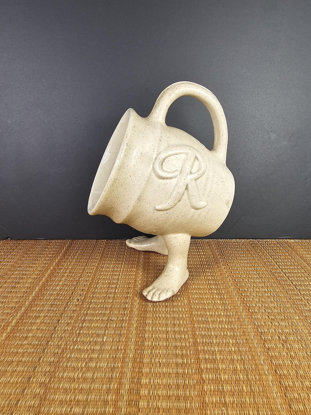 Vintage Rainier Beer Mug With Legs – 1980s Ceramic Stein – R Beer ...