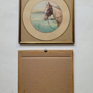 Art of Rudolf Preuss (1879 - 1961) Landscape W/ Horse Portrait Signed ...
