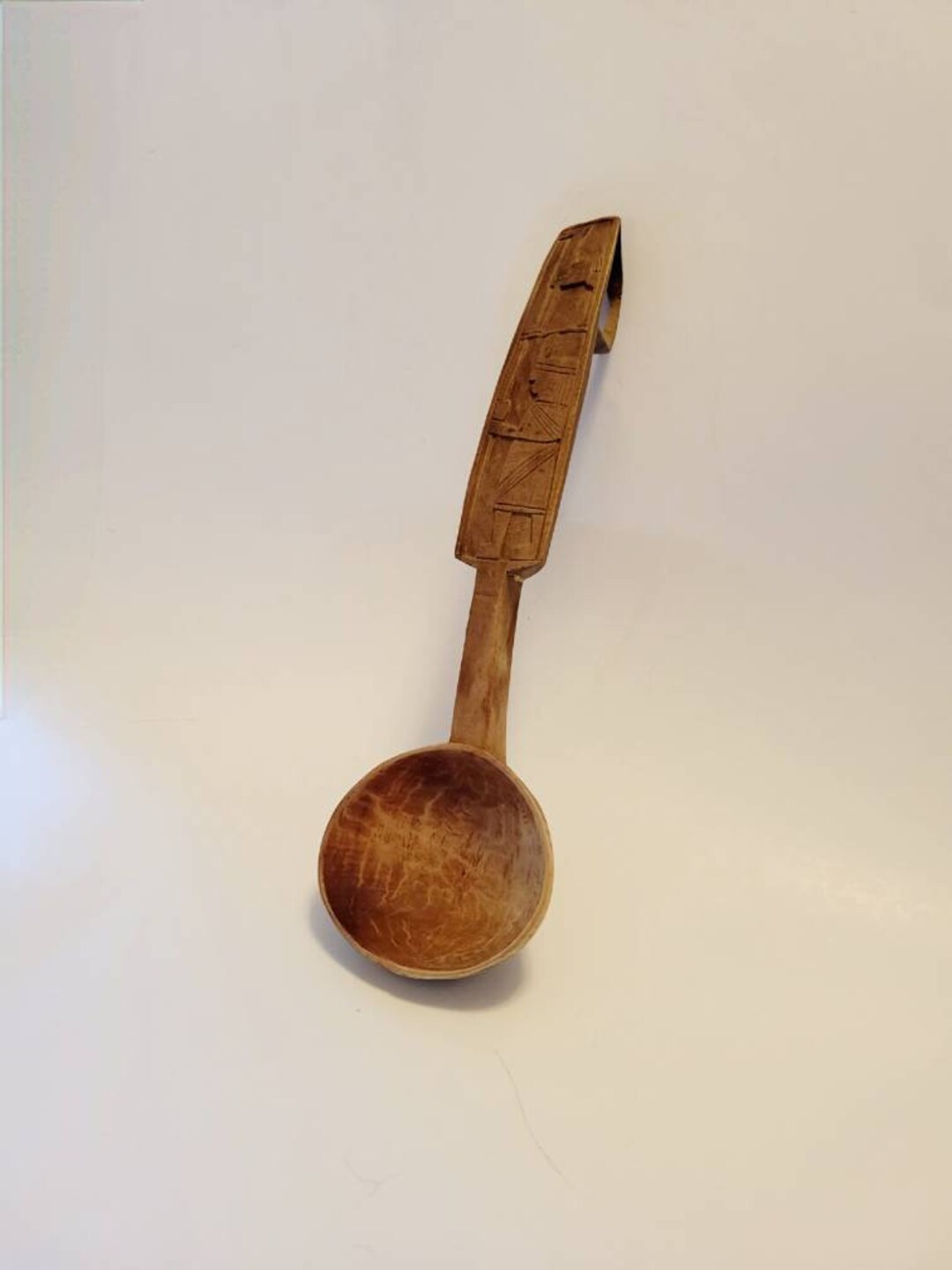 Animal Mythology Rustic Folk Art Wooden Spoon or Ladle. South American ...