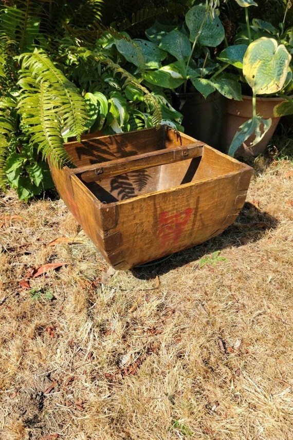 Chinese Bucket With Handle. Wooden Rice Measure Bucket. - Etsy