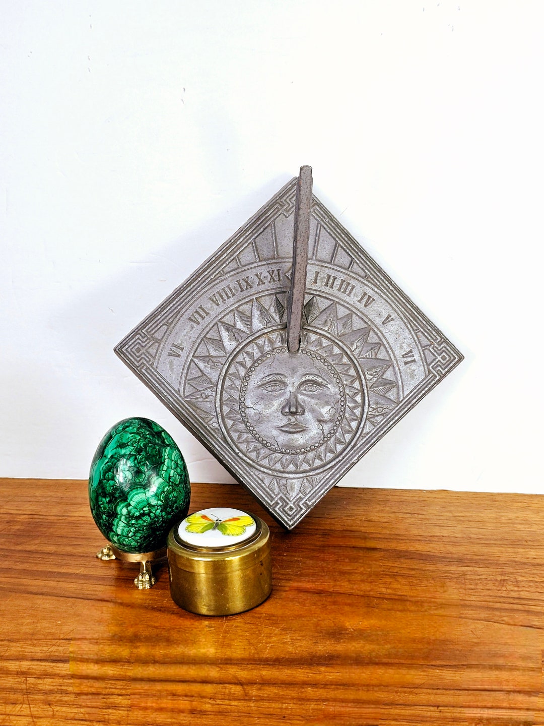 Sun Face Sun Dial - Carson Statesmetal Freeport PA USA Sundial Roman ...