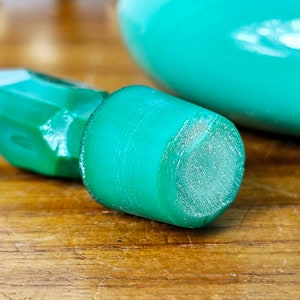 Le Gui C'est Paris Duvelle Green Malachite Jadeite Glass Perfume Bottle ...