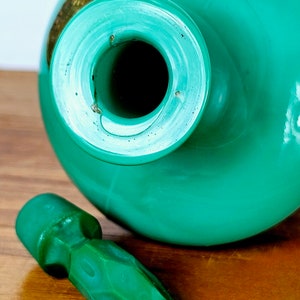 Le Gui C'est Paris Duvelle Green Malachite Jadeite Glass Perfume Bottle ...
