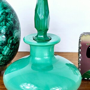 Le Gui C'est Paris Duvelle Green Malachite Jadeite Glass Perfume Bottle ...