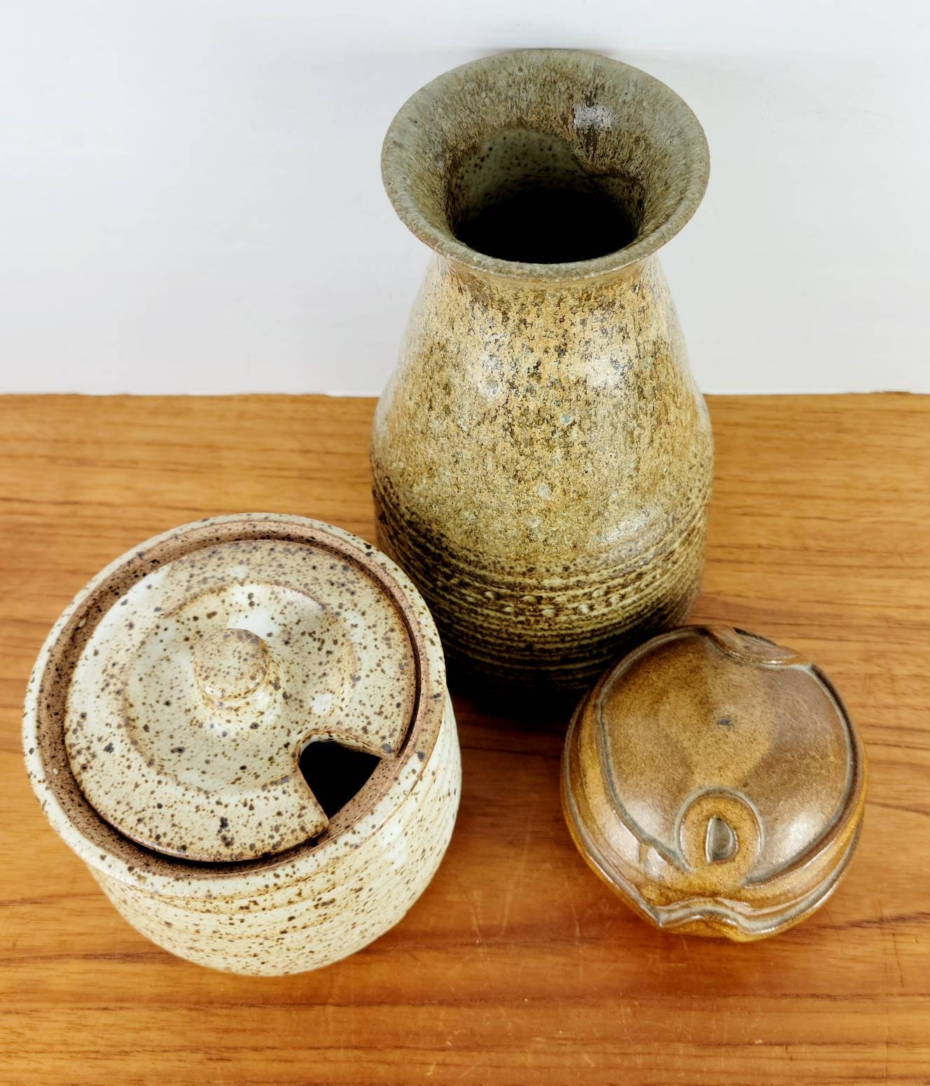 Set of 3 Vessels / Pots / Vases. Vintage Mid Century Modern - Etsy