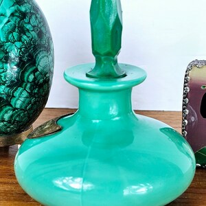 Le Gui C'est Paris Duvelle Green Malachite Jadeite Glass Perfume Bottle ...