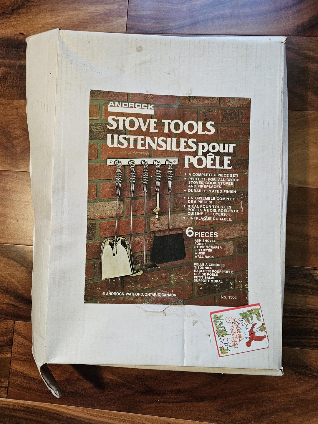 Stove Tools 6 Piece Set Wood Stove Cook Stoves Fireplace Chrome Finish ...