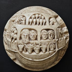 Vintage NOAH'S ARK Paperweight Norwich Cathedral Medieval Pilgrimage ...