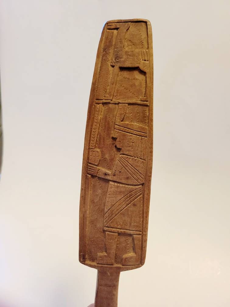 Animal Mythology Rustic Folk Art Wooden Spoon or Ladle. South | Etsy