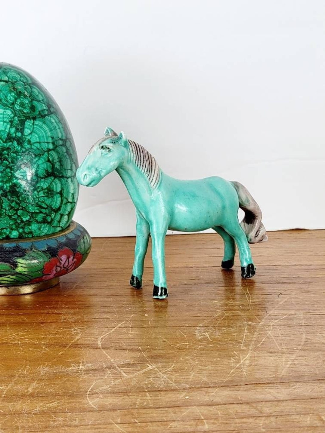 Primitive Vintage Chinese Chinese, Mule, Rare Mud Animals, Clay Pottery ...