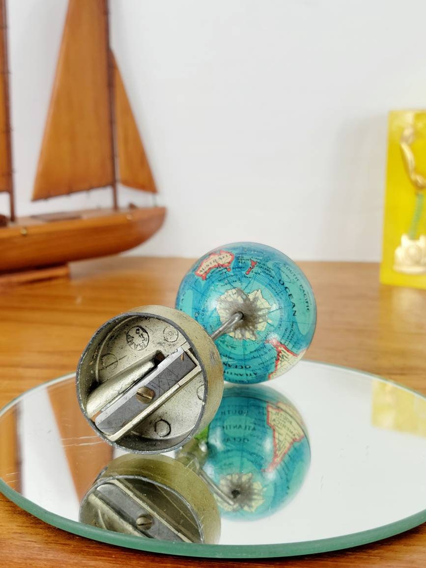 Rare Globe Pencil Sharpener Circa 1930 / Made in Germany / | Etsy