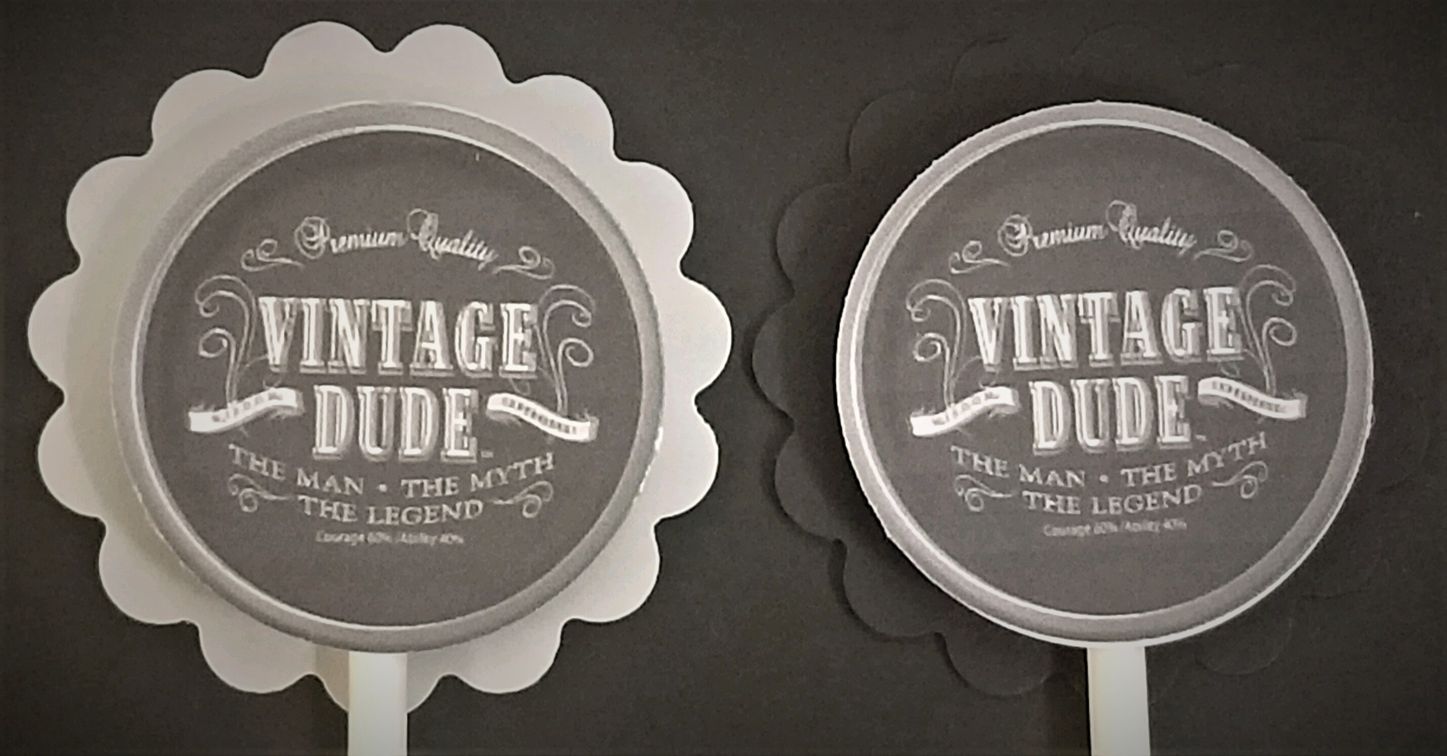 The Man, Myth & Legend Cupcake Toppers Set of 24 - Etsy