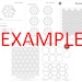 4" Floral Gems EPP Block Pattern and Templates - PDF for Printing and ...