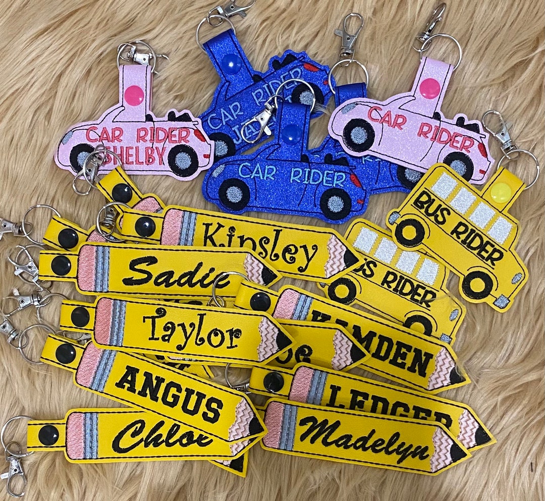 Kids' Bag Tags, Keychain Name Tags for Backpacks, Snack Bags, Lunch ...