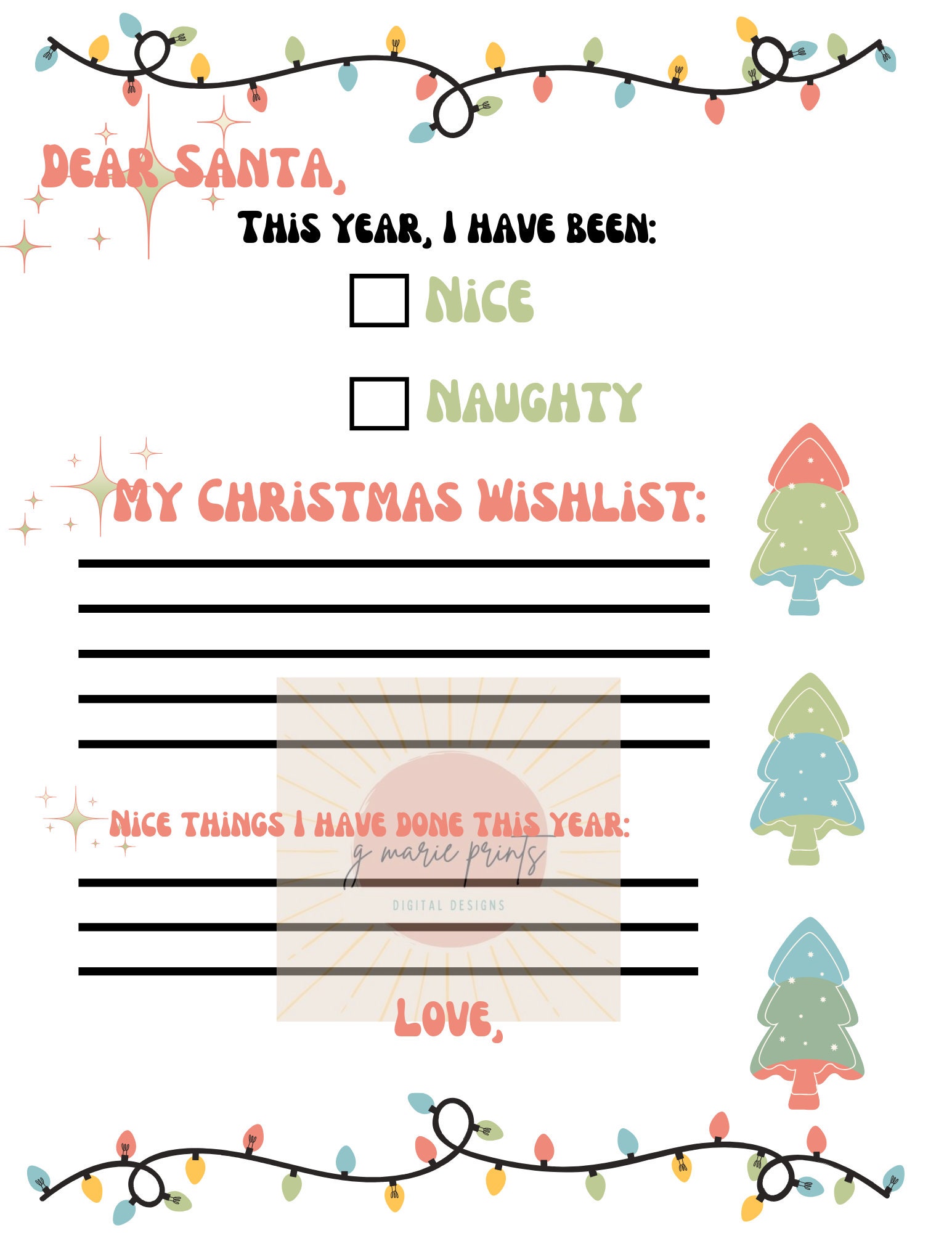 Christmas Letters Printable Letter From Santa Elf Ideas Christmas Wish ...