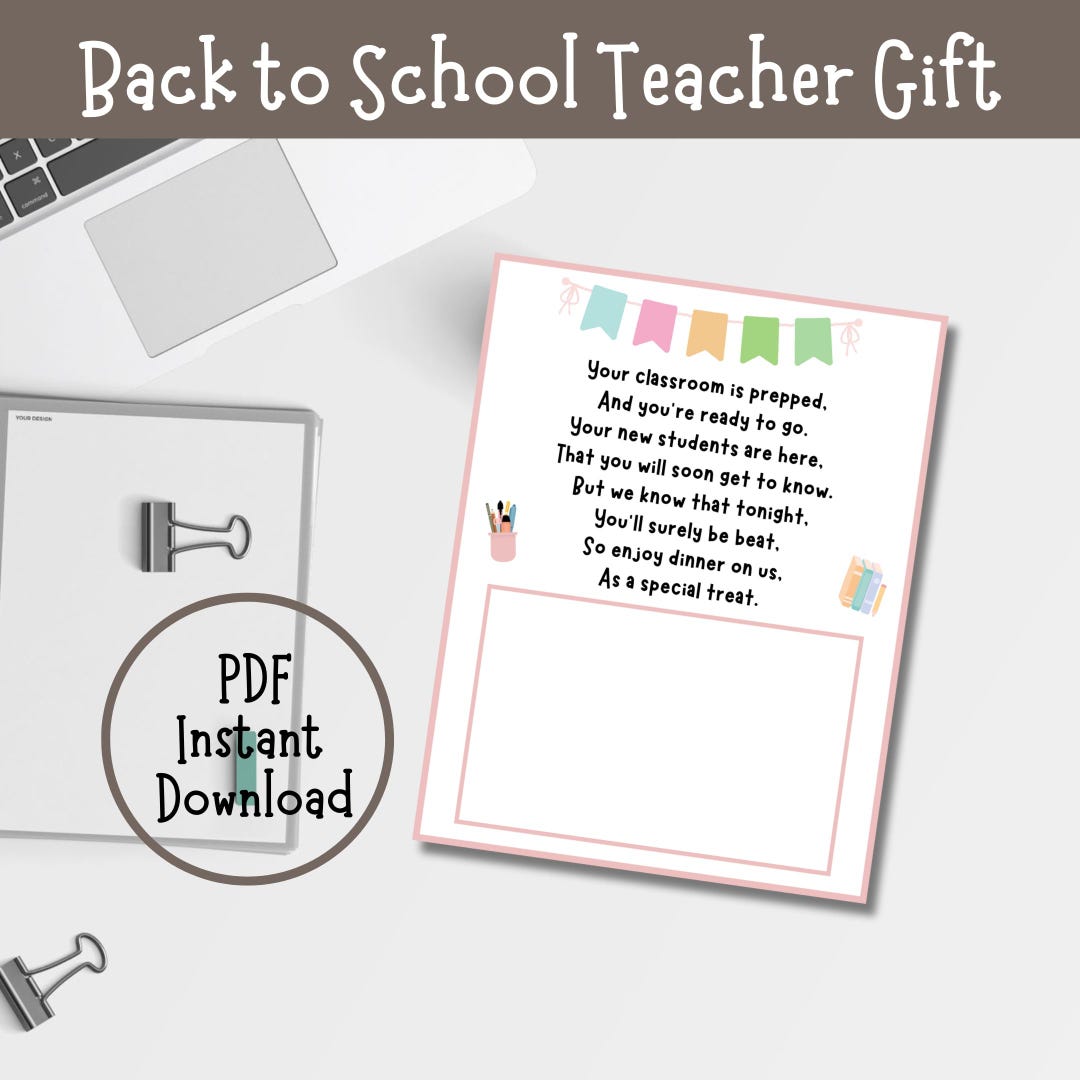 Teacher Gift | Back to School | Teacher Appreciation | Teacher Gift ...
