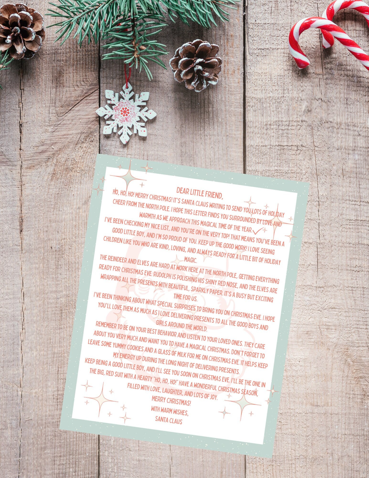 Santa Letter - Letter From Santa - Santa Letter - Christmas Letter ...