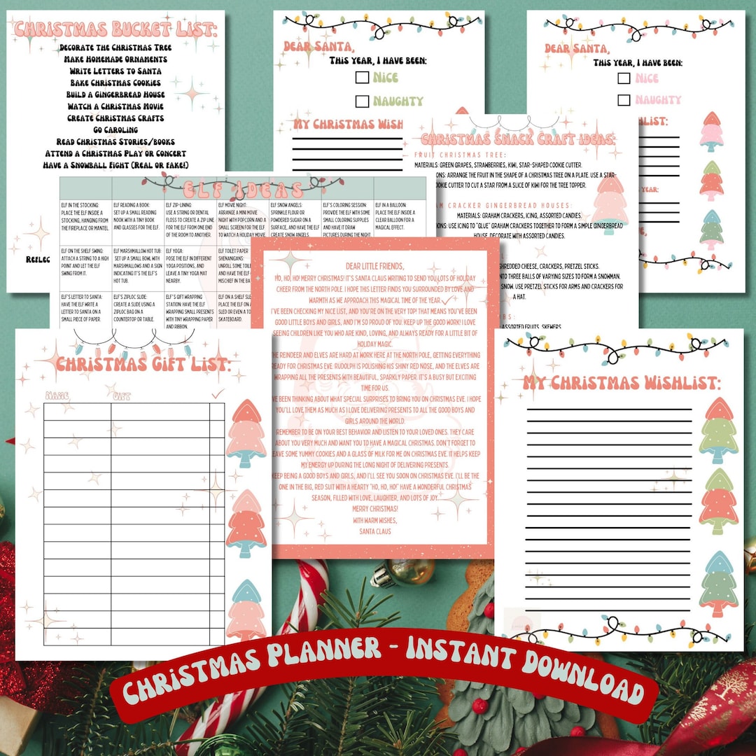 Christmas Letters - Printable Letter From Santa - Elf Ideas - Christmas ...