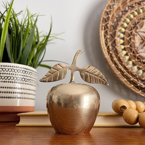Brass Apple Bell - Etsy