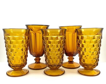 Amber glassware | Etsy