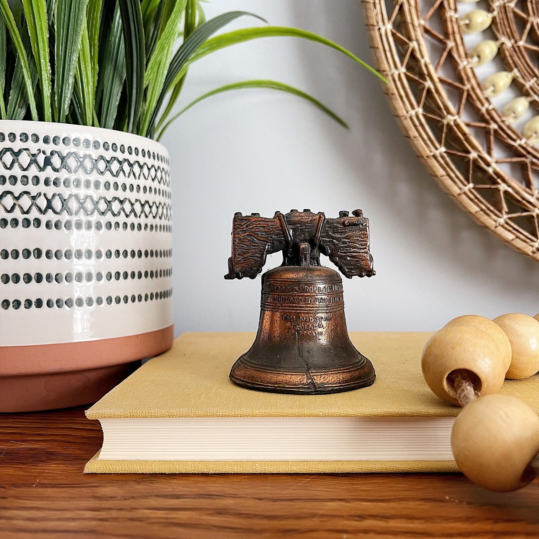 Vintage Miniature Liberty Bell Replica Americana Decor - Etsy