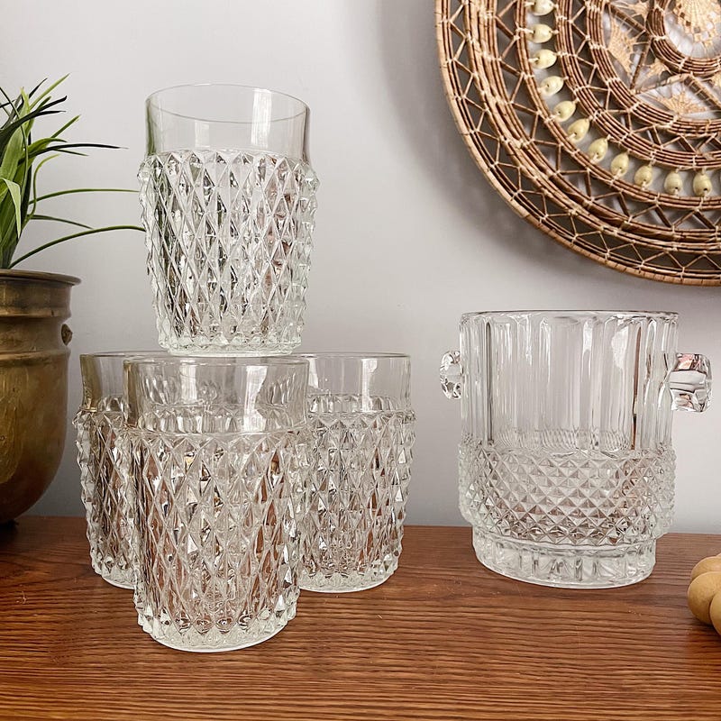 Glassware Set - Etsy