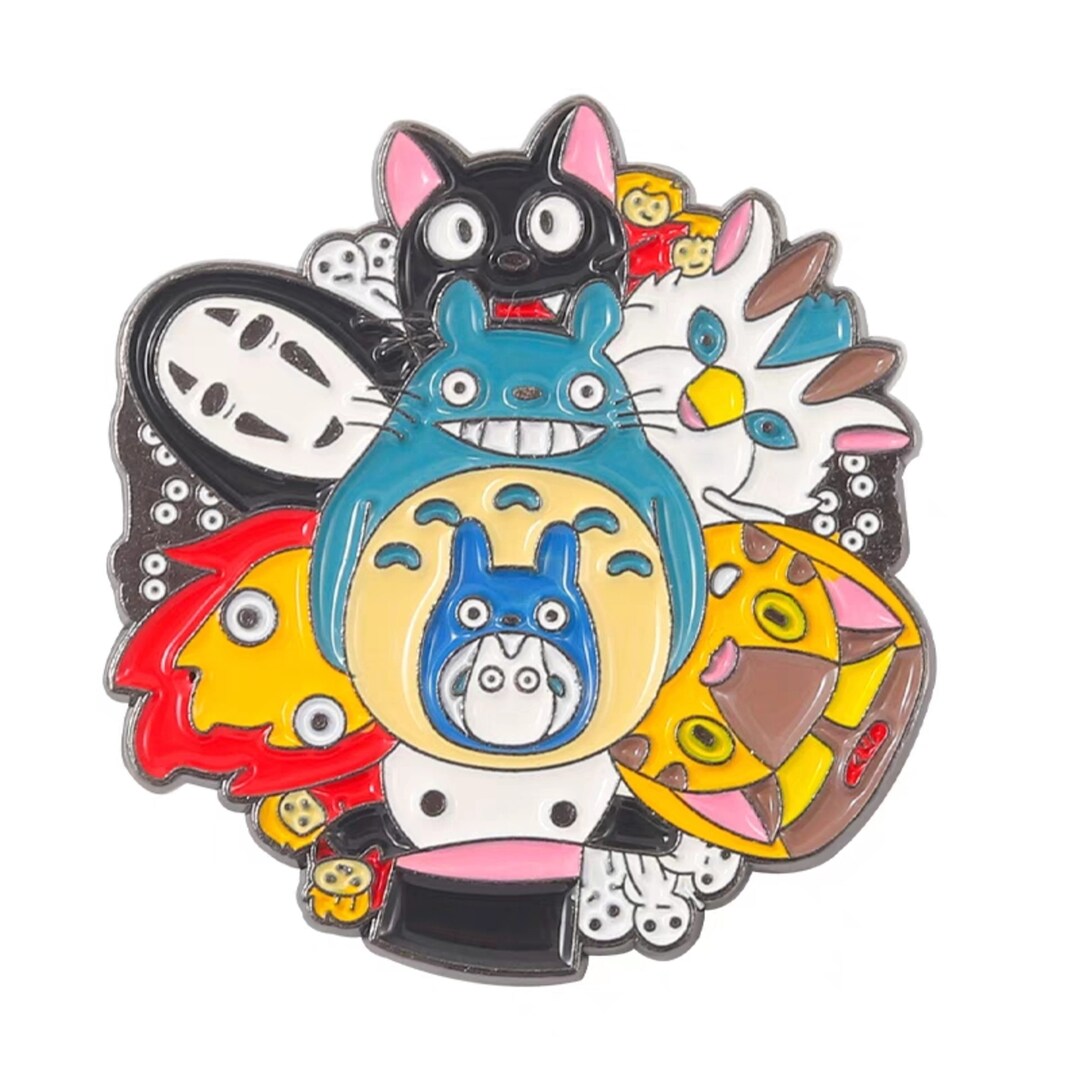 My Neighbor Totoro Pin Hayao Miyazaki Anime Characters Pin - Etsy