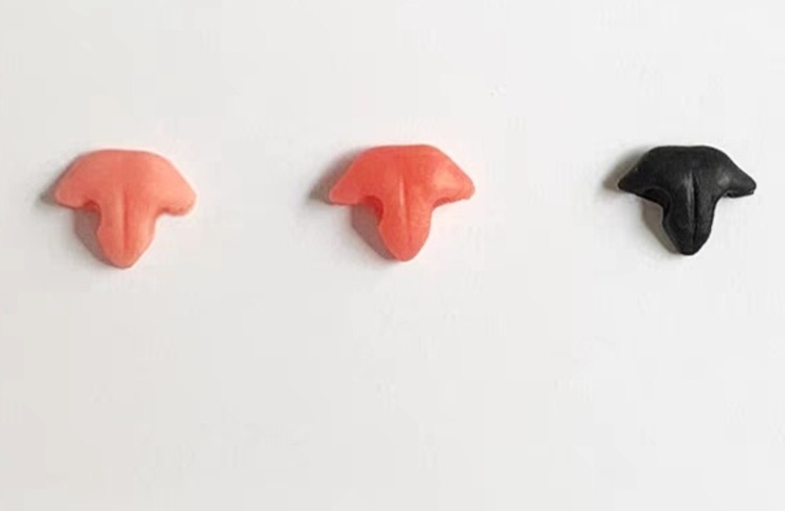 Black Red Pink Cat Nose Felted Toys Doll Noses Diy Felting Animals ...