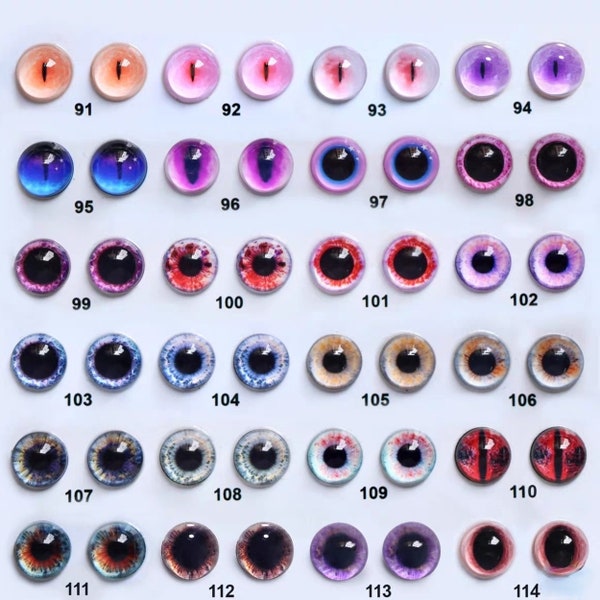 Purple Glass Dragon Eyes Etsy