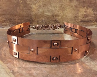 Copper belt | Etsy