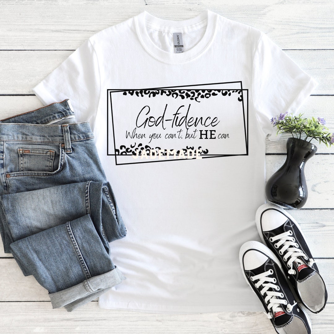 Godfidence- God-fidence- PNG- Sublimation- Digital - Etsy